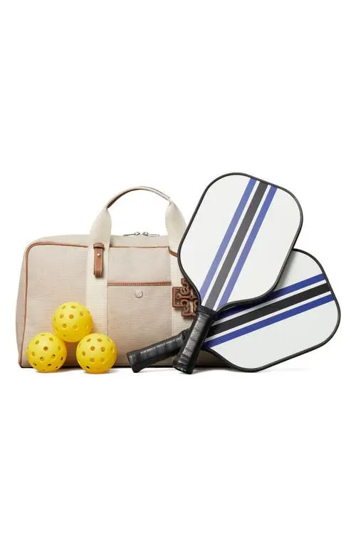 Tory Burch Pickleball Carryall Set - Off White/Blue | Editorialist